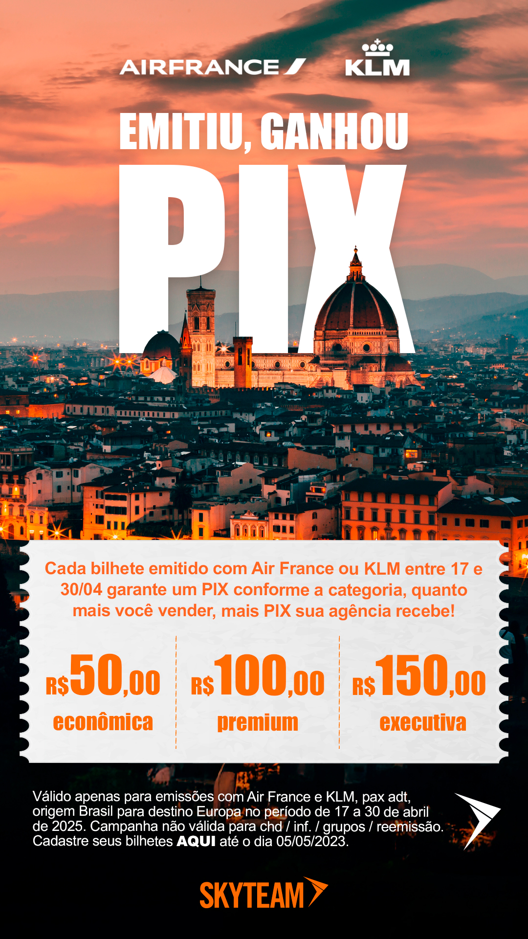 EMITIU, GANHOU PIX AFKL